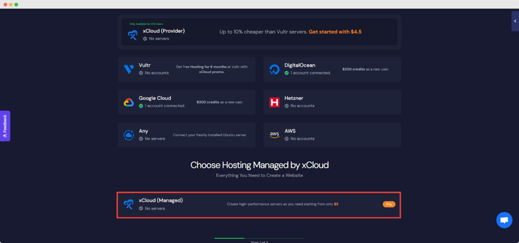 Quick Start Guide: Setup Your First Server & Site With xCloud Managed Servers - xCloud