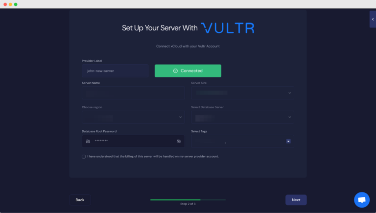 How To Setup A Vultr Server in xCloud and Get Free Hosting For 6 Months? - xCloud