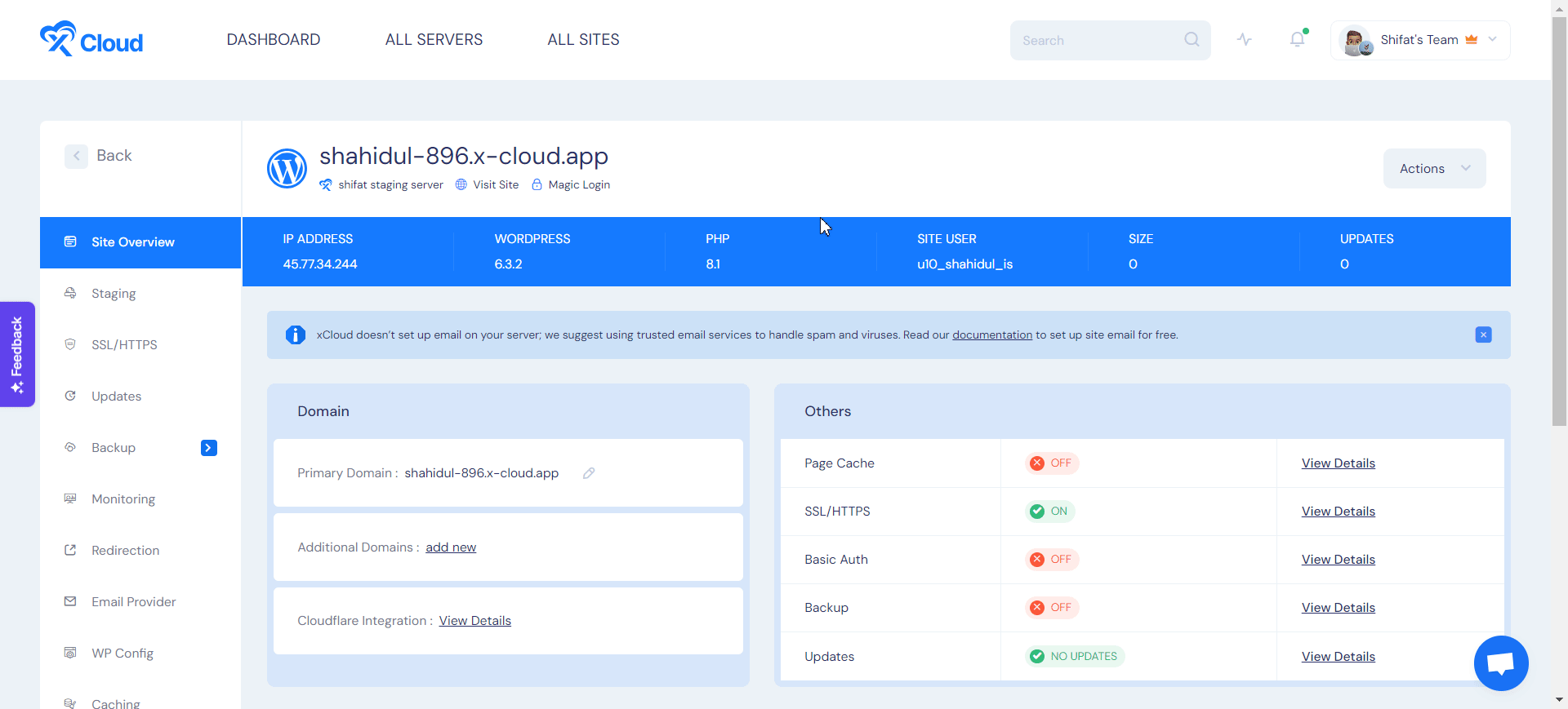 How to Create A Staging Environment In xCloud? - xCloud