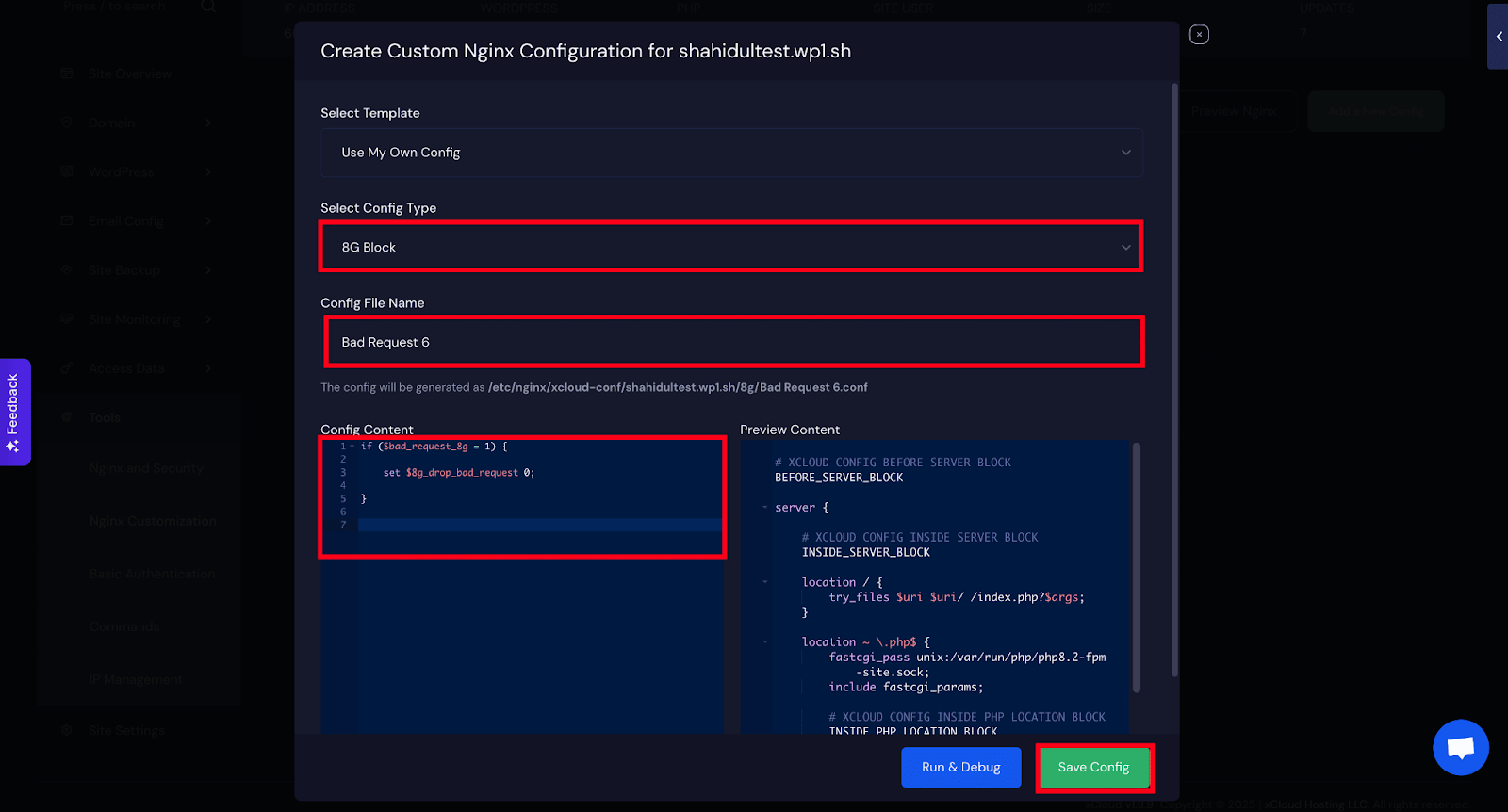 How to Customize and Whitelist 7G and 8G WAF Rules in xCloud - xCloud